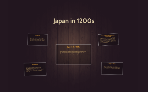Japan in the 1200s by on Prezi