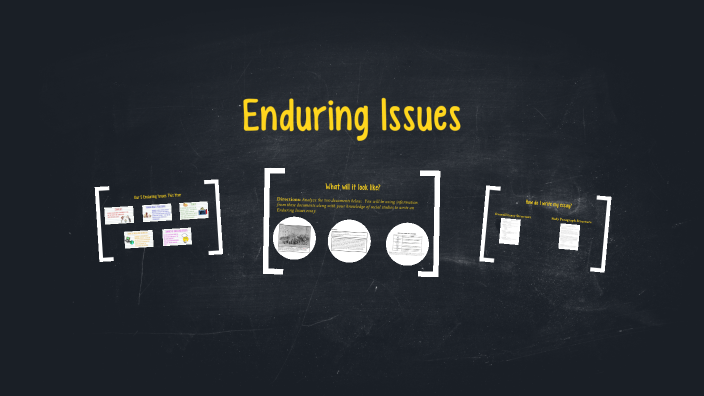 Introduction to Enduring Issues by Joseph Amador on Prezi