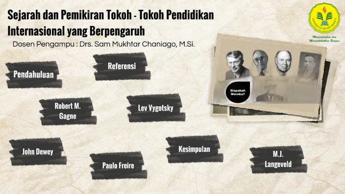 Sejarah dan Pemikiran Tokoh - Tokoh Pendidikan Internasional yang ...