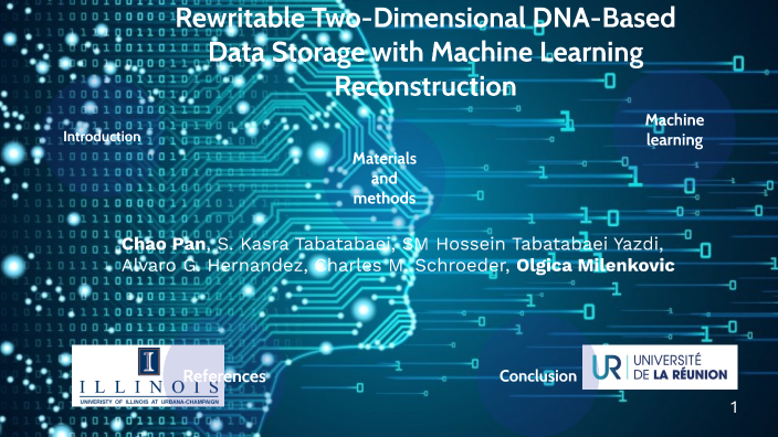 Rewritable Two-Dimensional DNA-Based Data Storage with Machine Learning ...