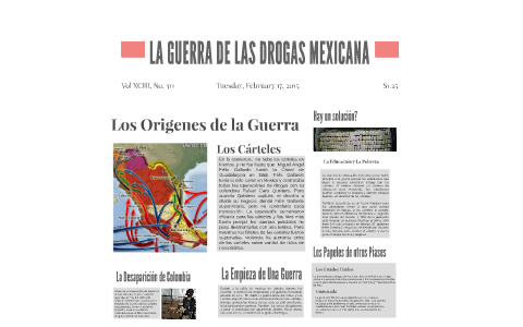 LA GUERRA DE LAS DROGAS MEXICANA by Maura Deely