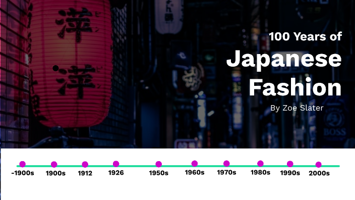 japanese fashion timeline by Zoe Slater on Prezi