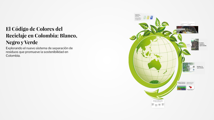 El Código de Colores del Reciclaje en Colombia: Blanco, Negro y Verde by Jesus González on Prezi