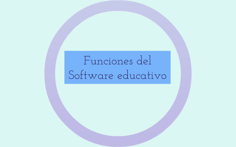 FUNCIONES DEL SOFTWARE EDUCATIVO by Cinti Franco on Prezi