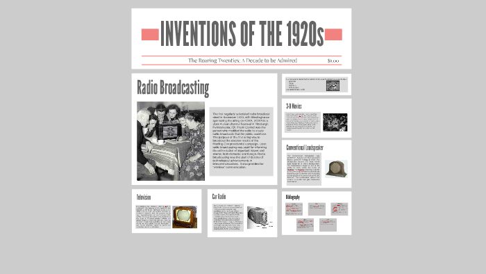 INVENTIONS OF THE 1920s by Brianna P. on Prezi