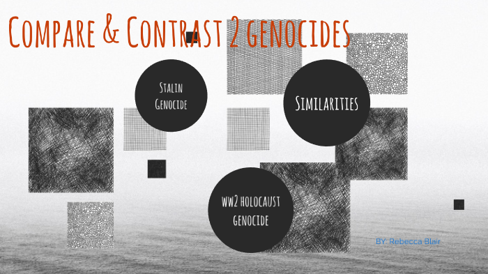 Compare and Contrast Genocides by Rebecca Blair on Prezi