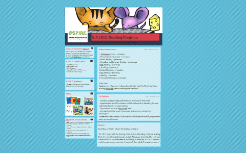 S.P.I.R.E. Reading Program by Christina Brandano on Prezi