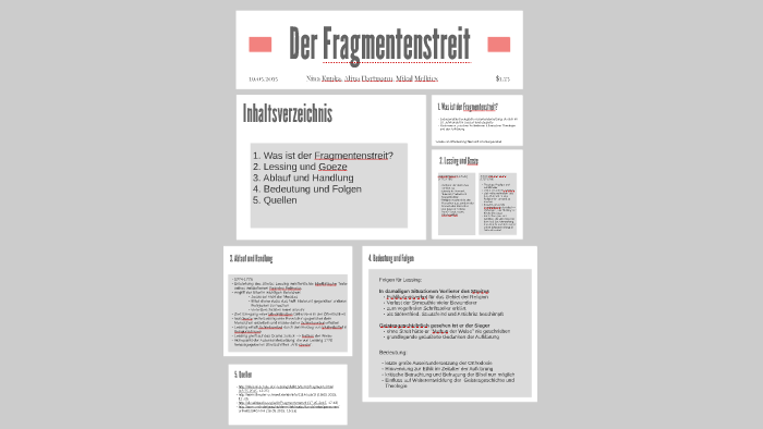 Der Fragmentenstreit by abercrombie fitch on Prezi