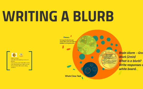 WRITING A BLURB by MR RA on Prezi