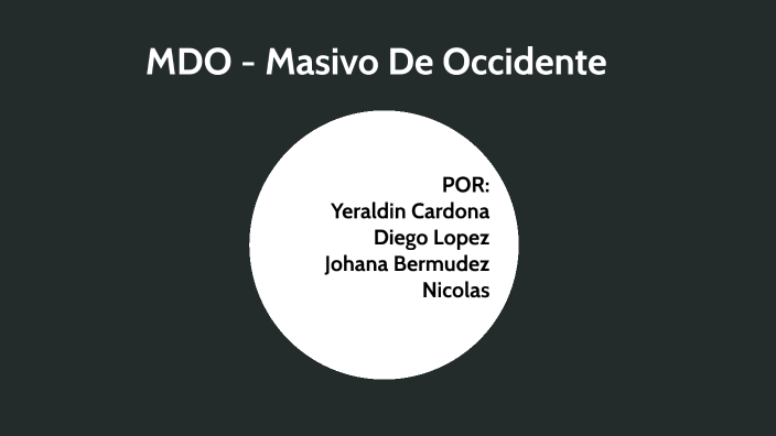 MDO by YERALDIN CARDONA on Prezi