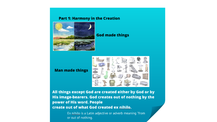Unit 4: Harmony in the Creation by on Prezi