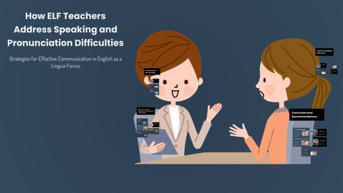 How ELF Teachers Address Speaking and Pronunciation Difficulties by ...