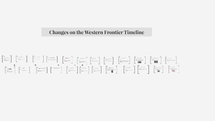 Changes on the Western Frontier Timeline by Lance Martin on Prezi