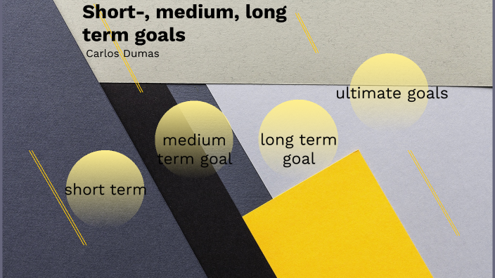 Short-, Medium-, & Long-Term Goals by Carlos Dumas on Prezi