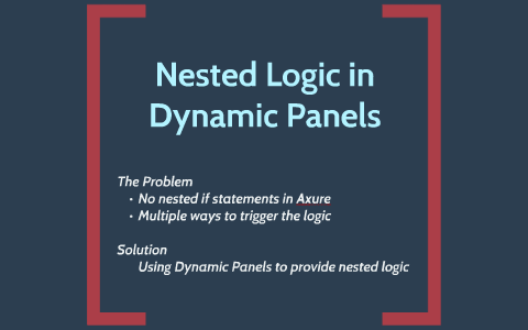 Nested Logic in Dynamic Panels by Carol Youngquist on Prezi
