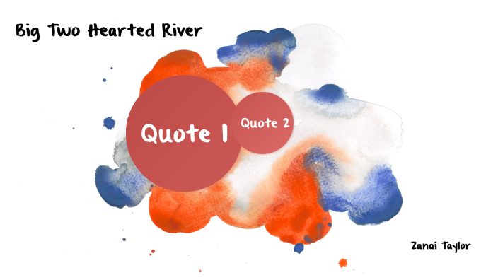Big Two Hearted River by Zanai Taylor on Prezi