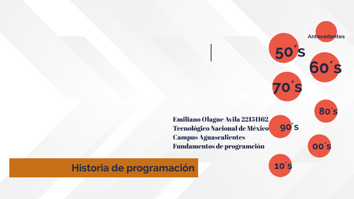 Historia de la programación by Emiliano Olague on Prezi