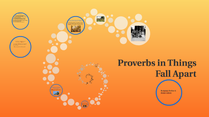 Proverbs in Things Fall Apart by Ashey Shelton on Prezi