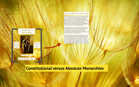 05.02 Constitutional versus Absolute Monarchies by Liana Huynh on Prezi