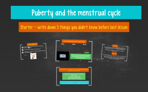 Puberty and the menstrual cycle by Jessica Gough on Prezi