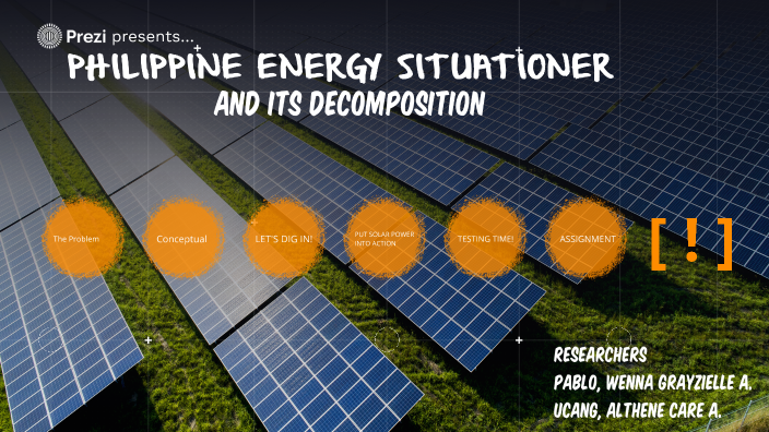 PHILIPPINE ENERGY SITUATIONER AND ITS DECOMPOSOTION by Wenna Pablo on Prezi
