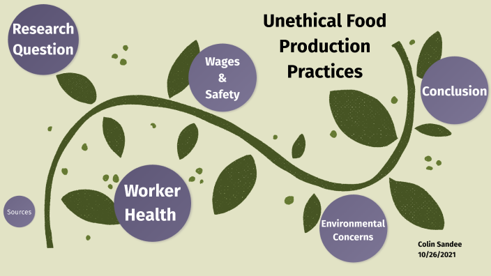 Unethical Food Production Practices by Colin Sandee on Prezi