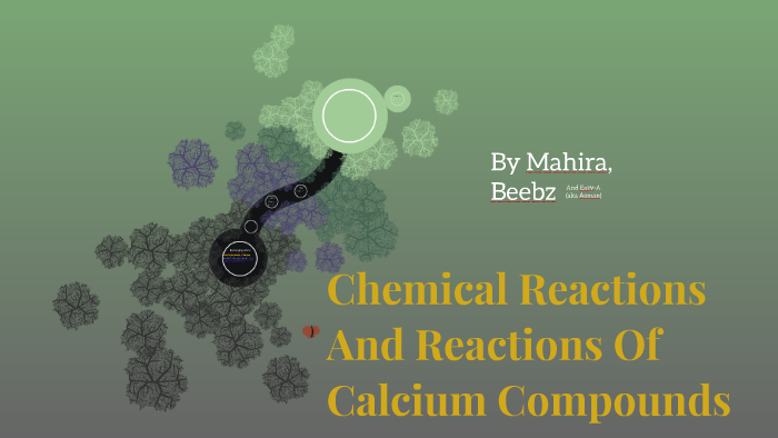 Chemical Reactions And Reactions Of Calcium Compounds by Mahira Azim on ...