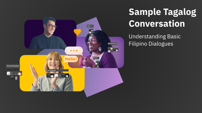 Sample Tagalog Conversation by justMyles * on Prezi