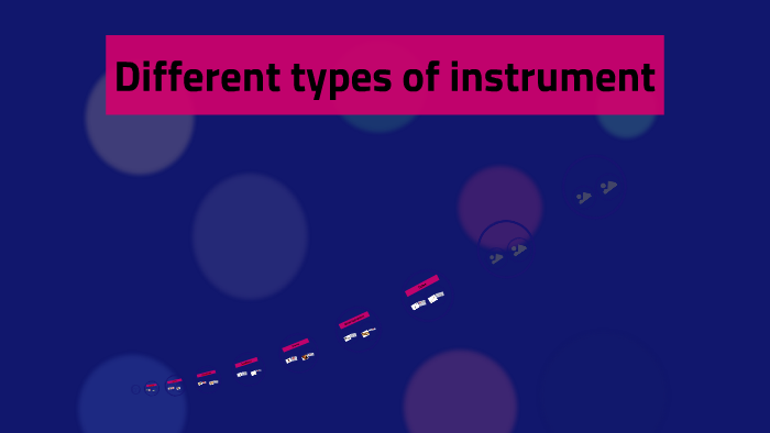 Different types of instrument by keon williams on Prezi