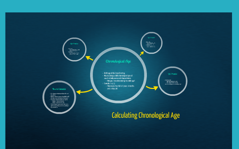Calculating Chronological Age by Marissa Benners on Prezi