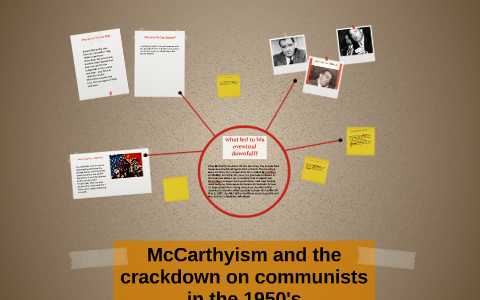 McCarthyism and the crackdown on communists in the 1950's by Shalynn ...
