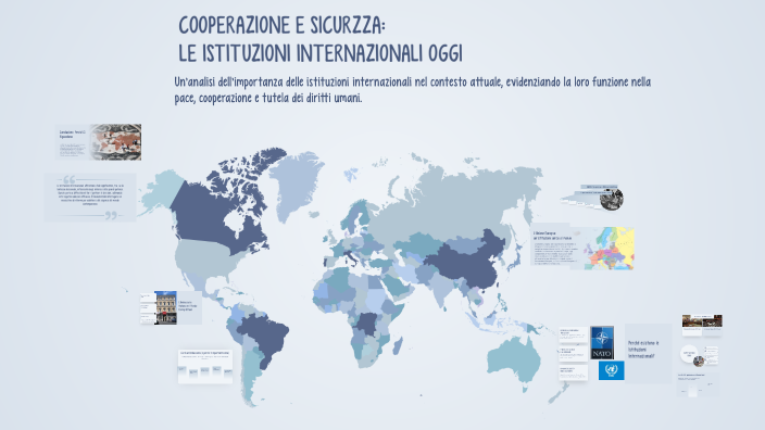 Le Istituzioni Internazionali: Perché Sono Fondamentali Oggi by ...