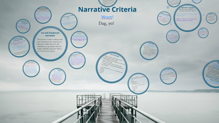 Narrative Criteria by Steven Nelson on Prezi