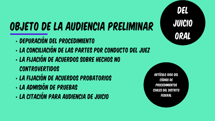 Procedimiento De Audiencia Preliminar Y De Juicio Oral Civil By Pedro