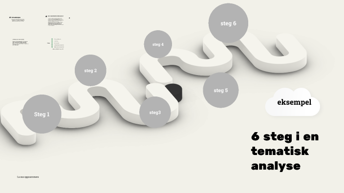 6 steg i en tematisk analyse by mari lund on Prezi