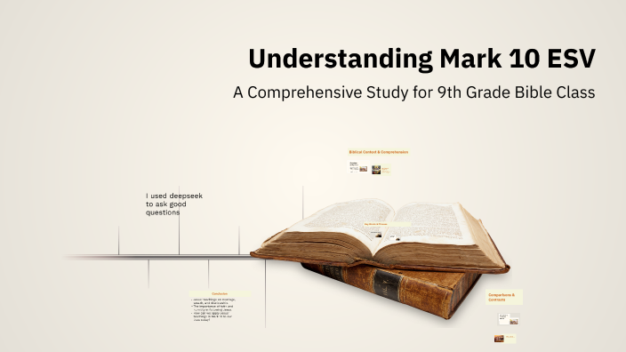 Understanding Mark 10 ESV by Cooper Navarro on Prezi