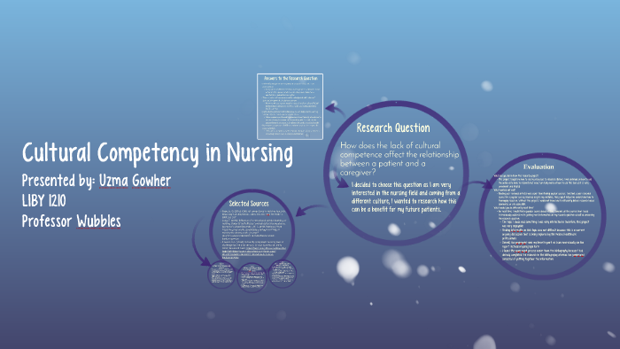 Cultural Competency in Nursing by Uzma Gowher on Prezi