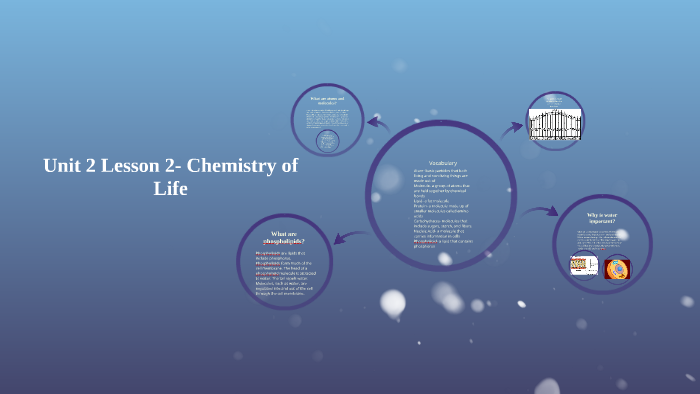 Unit 2 Lesson 2- Chemistry of Life by Elli Ortiz on Prezi