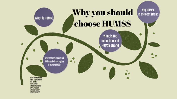 Choose HUMSS by Jommel Aquino on Prezi