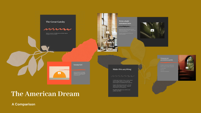 The American Dream in The Great Gatsby and Gossip Girl by Lily Gazzard ...