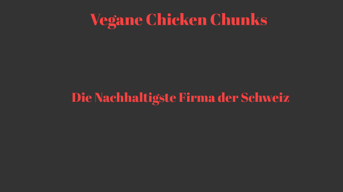 Herstellung von Vegane Chicken Chunks by Ivo Bucher on Prezi
