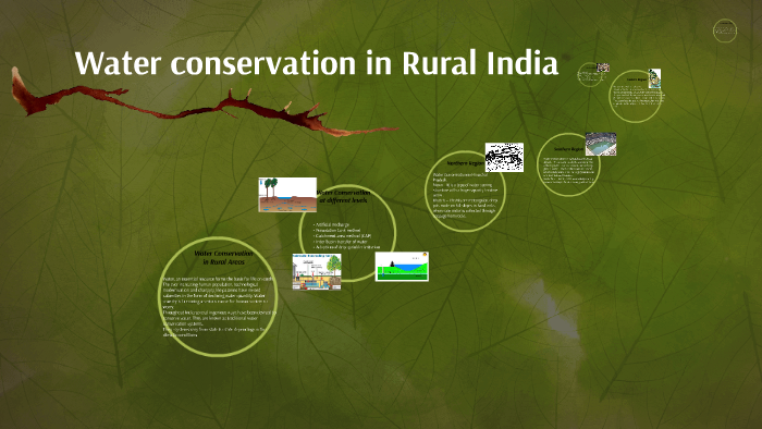 Water Conservation in Rural Areas by Tanvi Sinha on Prezi
