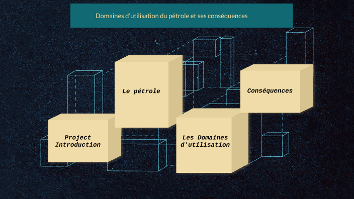 Domaines de l'utilisation du pétrole et ses conséquences by Dhaw doe on ...