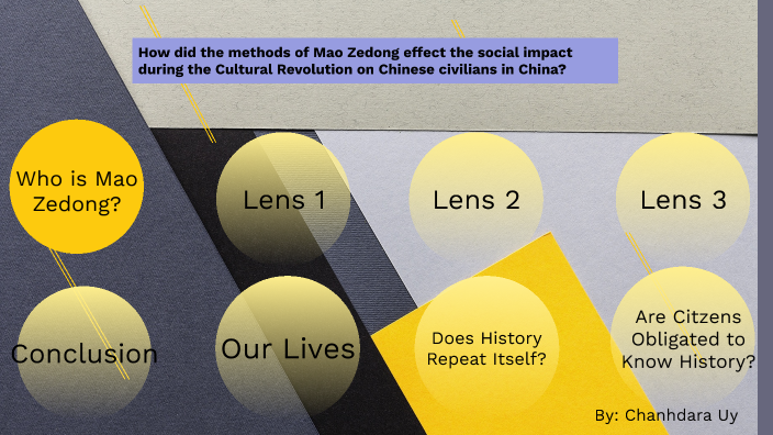 How did the methods of Mao Zedong effect the social impact during the ...
