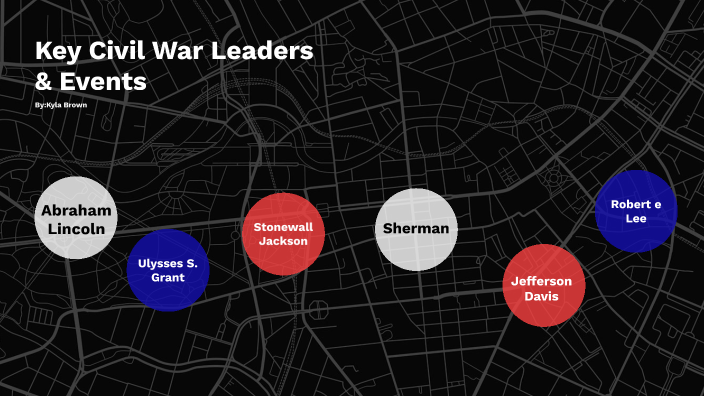 Key civil war leaders+ Events by KYLA BROWN on Prezi