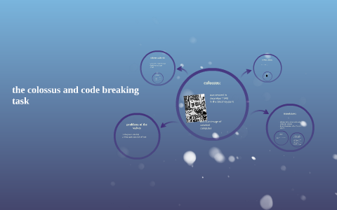 the colossus and code breaking task by kyara romero on Prezi