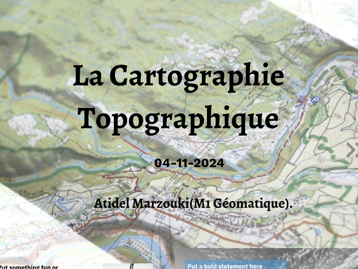 La Cartographie Topographique by Marzouki Atidel on Prezi