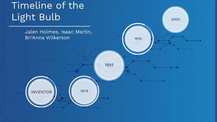 Light Bulb Timeline by Jalen Holmes on Prezi