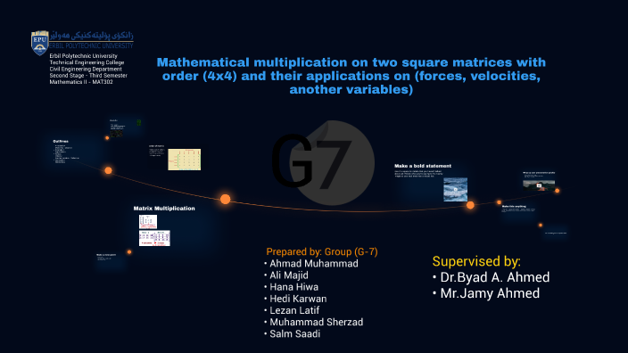 matrix multiplication 4x4 by ahmad mardoxy on Prezi