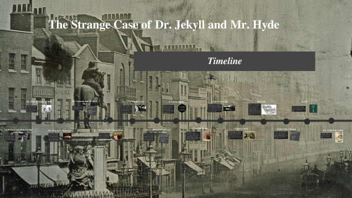 The Strange Case of Dr. Jekyll and Mr. Hyde Timeline by Samantha ...
